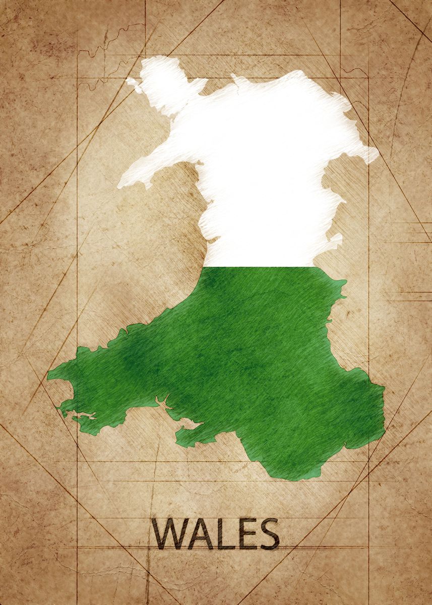 'Wales' Poster by Luvy | Displate