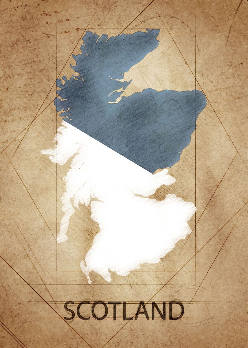 'Scotland' Poster by Luvy | Displate