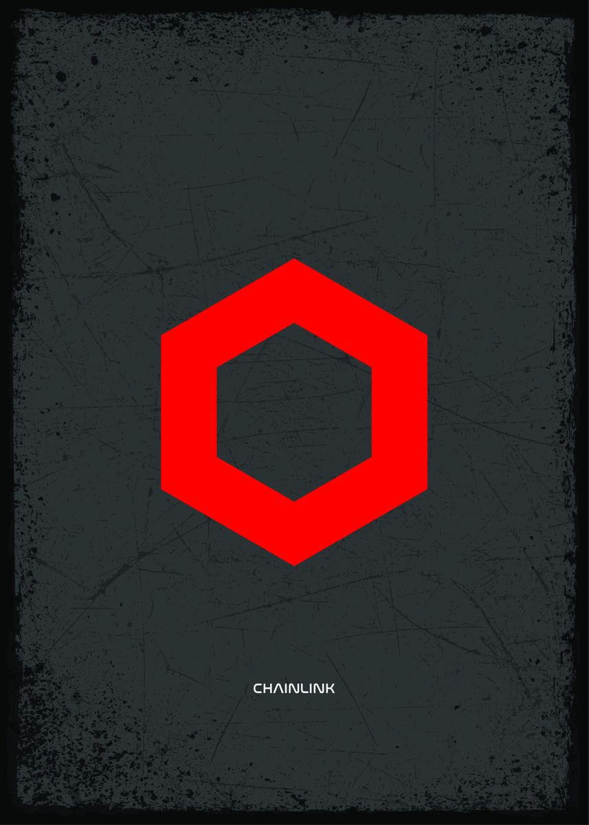 'chainlink' Poster, picture, metal print, paint by Trending Awesome ...