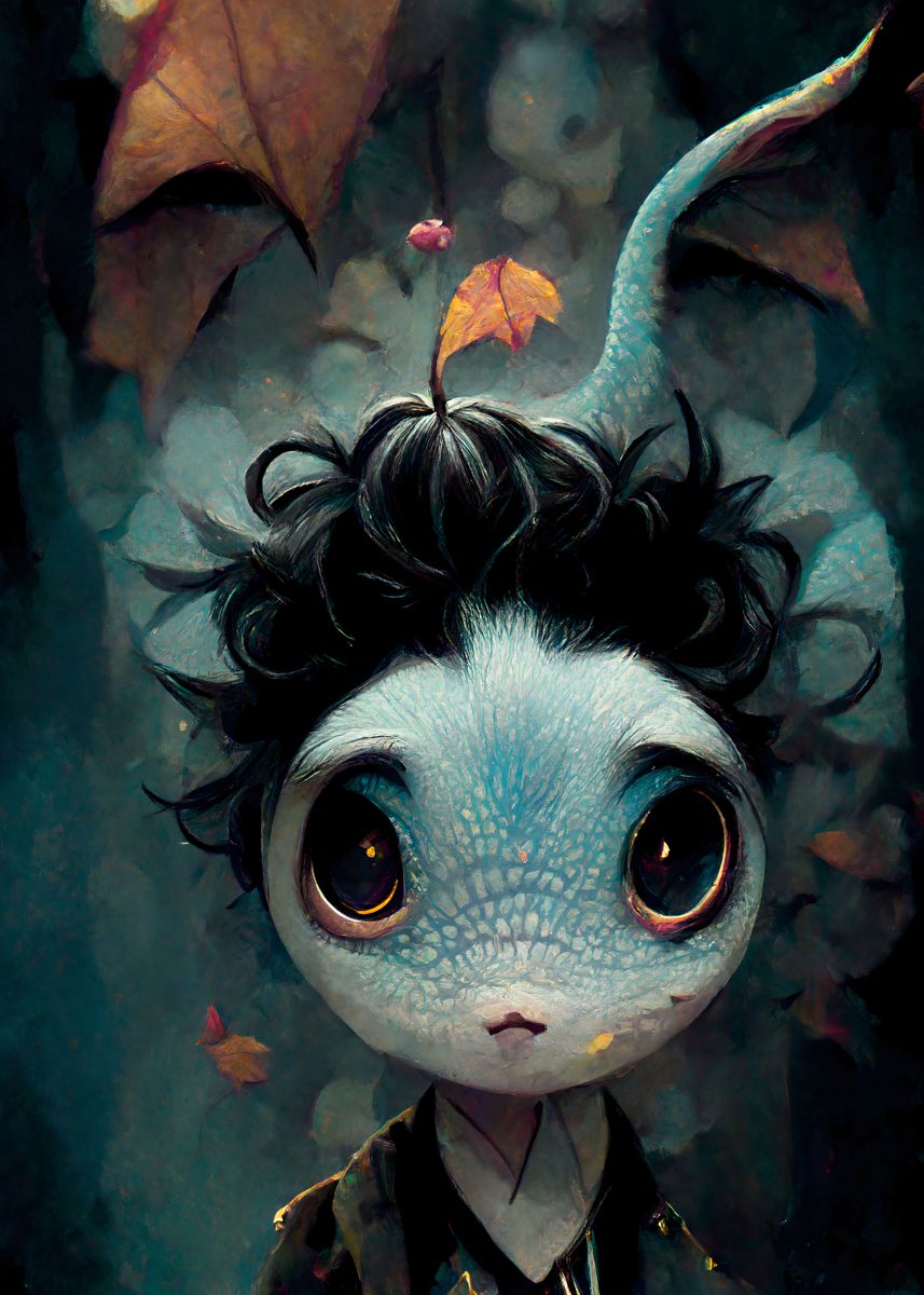 'Cute Dragon Baby' Poster by Displate Master | Displate
