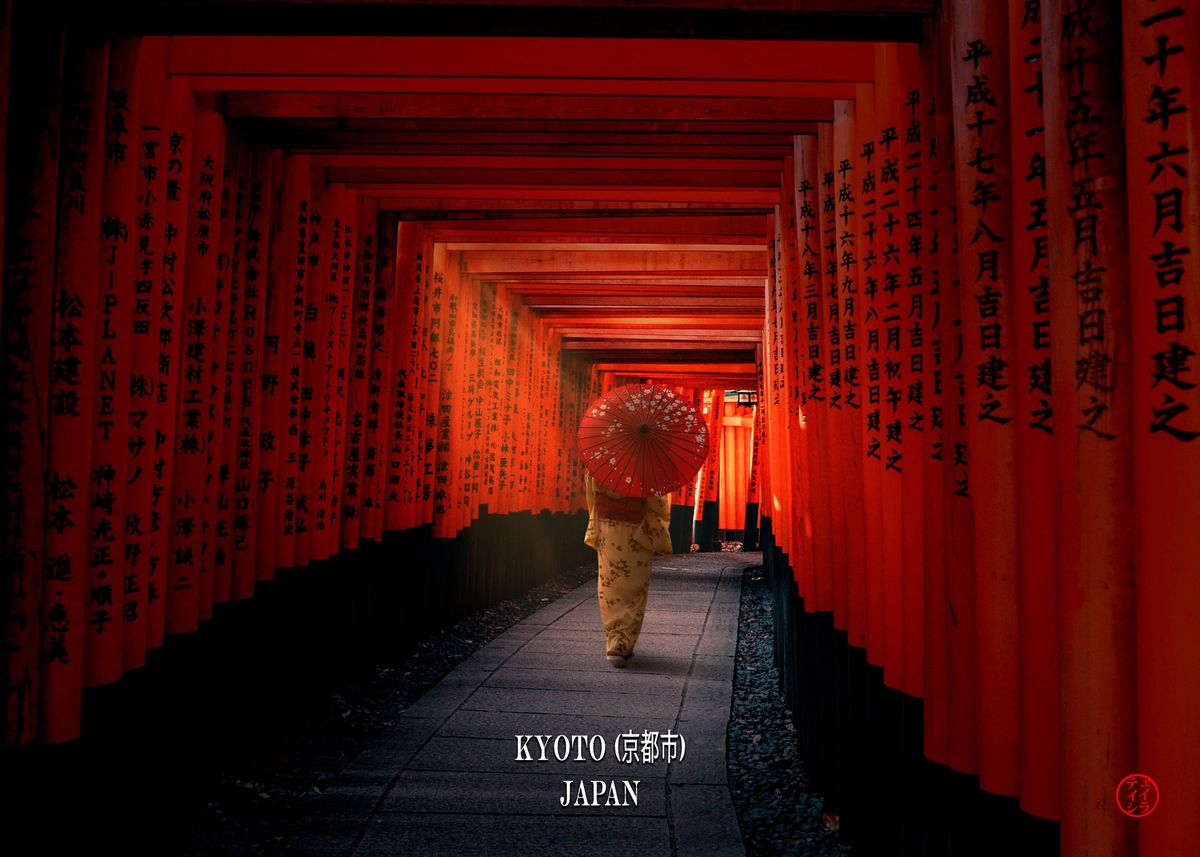 'Fushimi Inari Taisha' Poster by NTx Photography | Displate