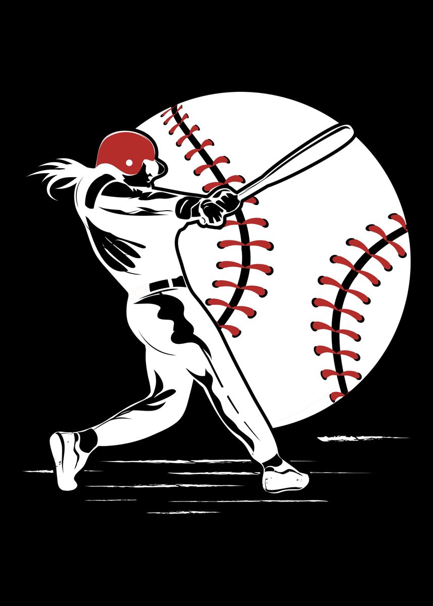 'Baseball Player Baseball' Poster by professionaldesigns | Displate