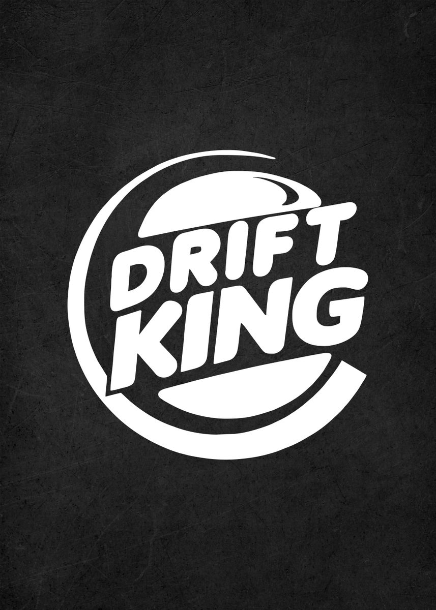 'drift king' Poster by Bestselling Displate | Displate
