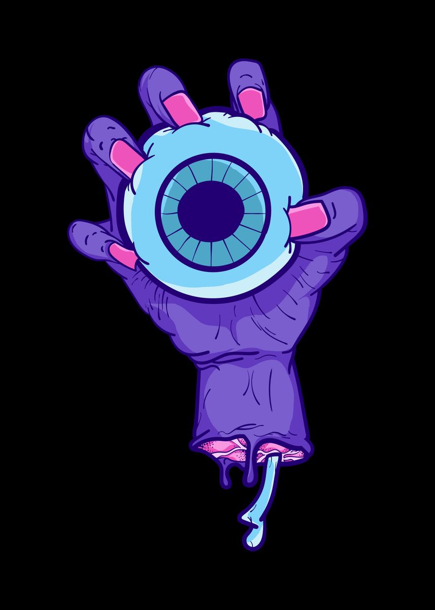 'Eye synth' Poster by Dedew Doublede | Displate