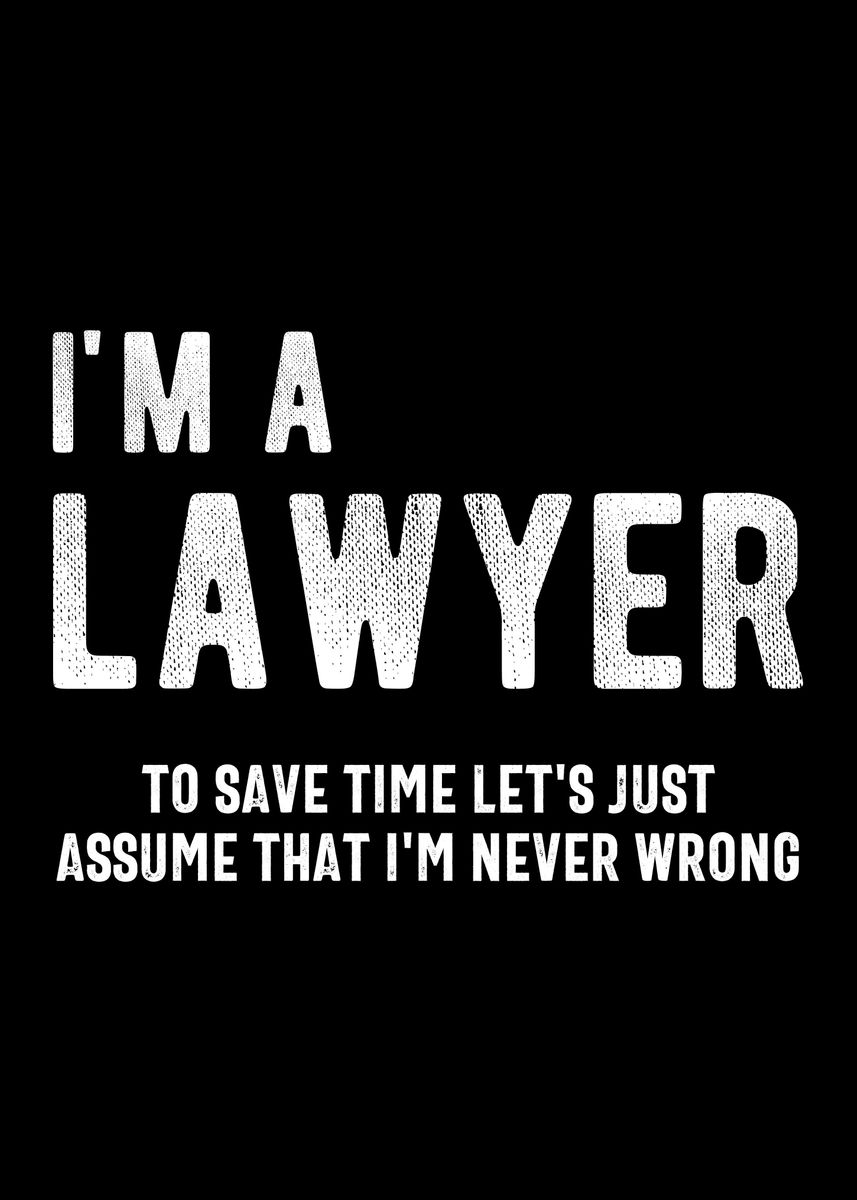 'Funny Lawyer ' Poster, picture, metal print, paint by ISSAM OUARDI ...