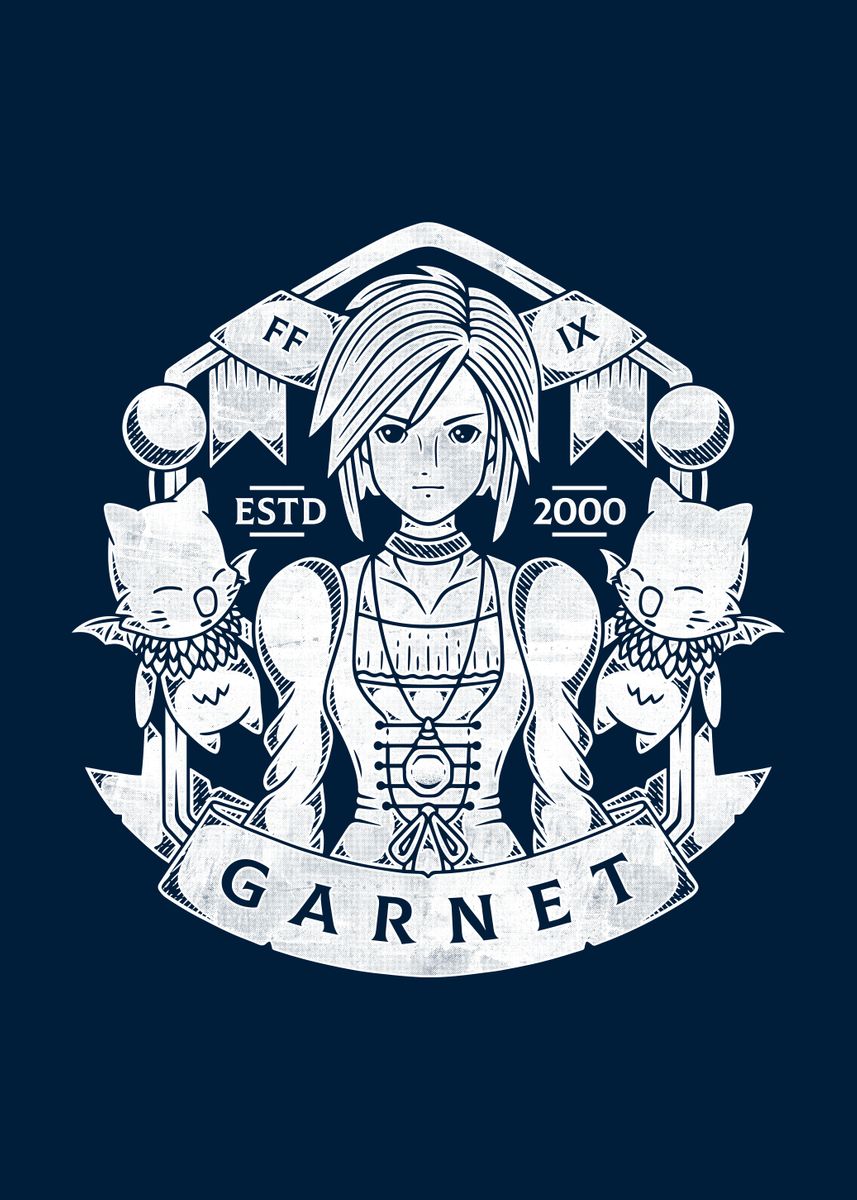 'Final Fantasy 9 Garnet Art' Poster, picture, metal print, paint by ...