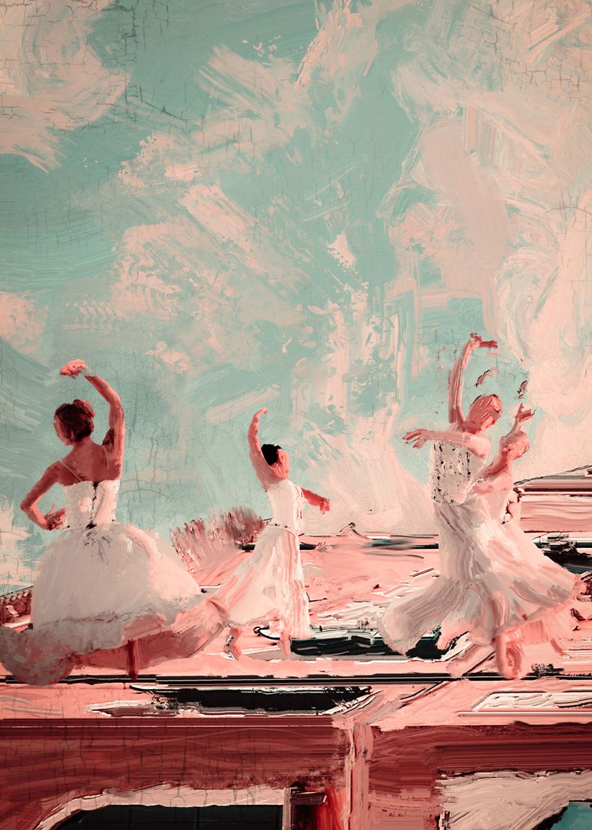'Inception Dance-surrealism' Poster, picture, metal print, paint by ...