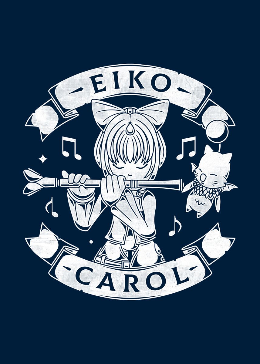 'Final Fantasy IX Eiko Art' Poster, picture, metal print, paint by Alundrart | Displate