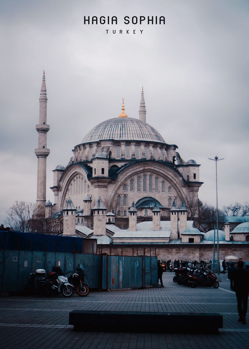 'Hagia Sophia ' Poster, picture, metal print, paint by Big City | Displate