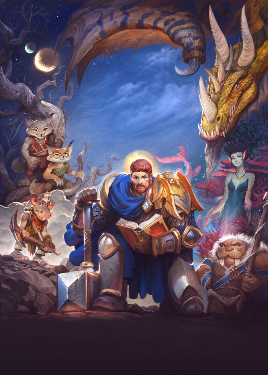 'Team' Poster, picture, metal print, paint by World Of Warcraft | Displate