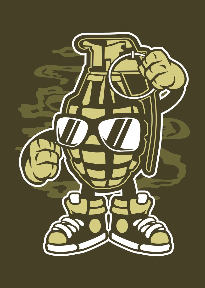 'explosive meme' Poster by Azlan Xavier | Displate