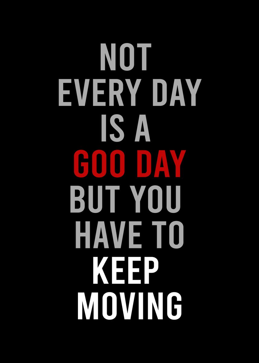 'motivational text art' Poster, picture, metal print, paint by ...