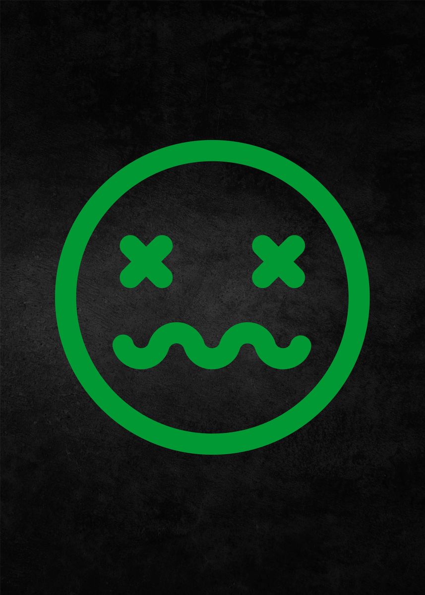 'Nauseated Face' Poster by Most Popular Cult posters | Displate