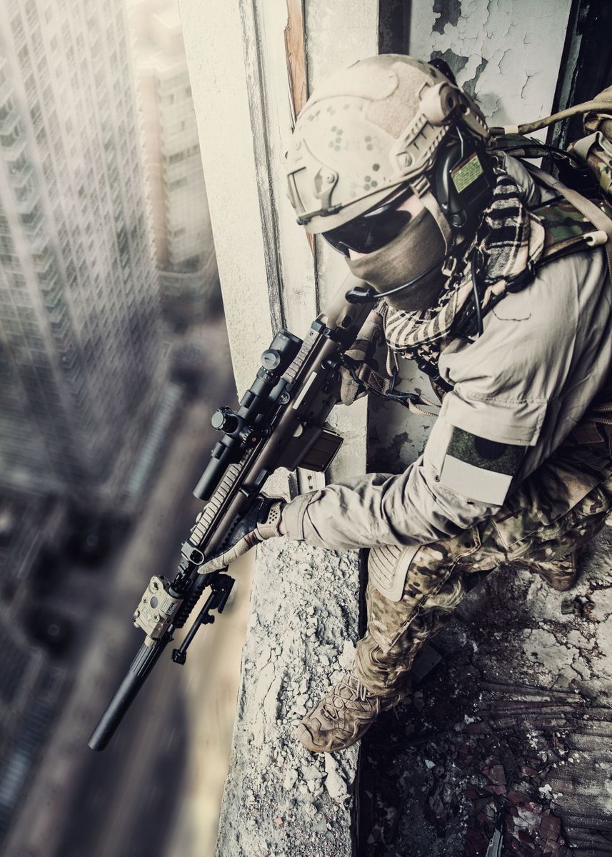 'Us Army Ranger' Poster, picture, metal print, paint by ...