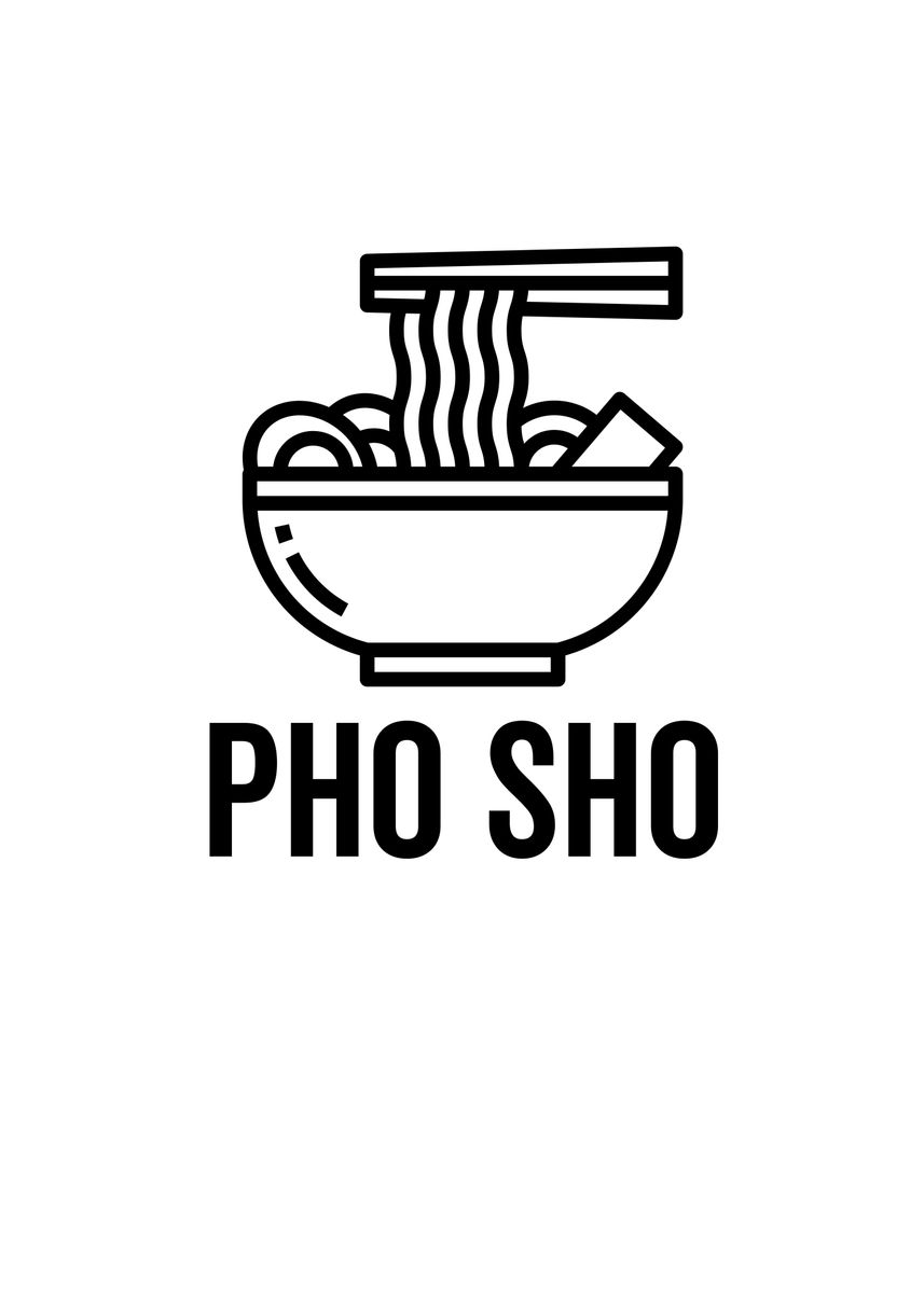'Pho Sho' Poster, picture, metal print, paint by Francois Ringuette | Displate