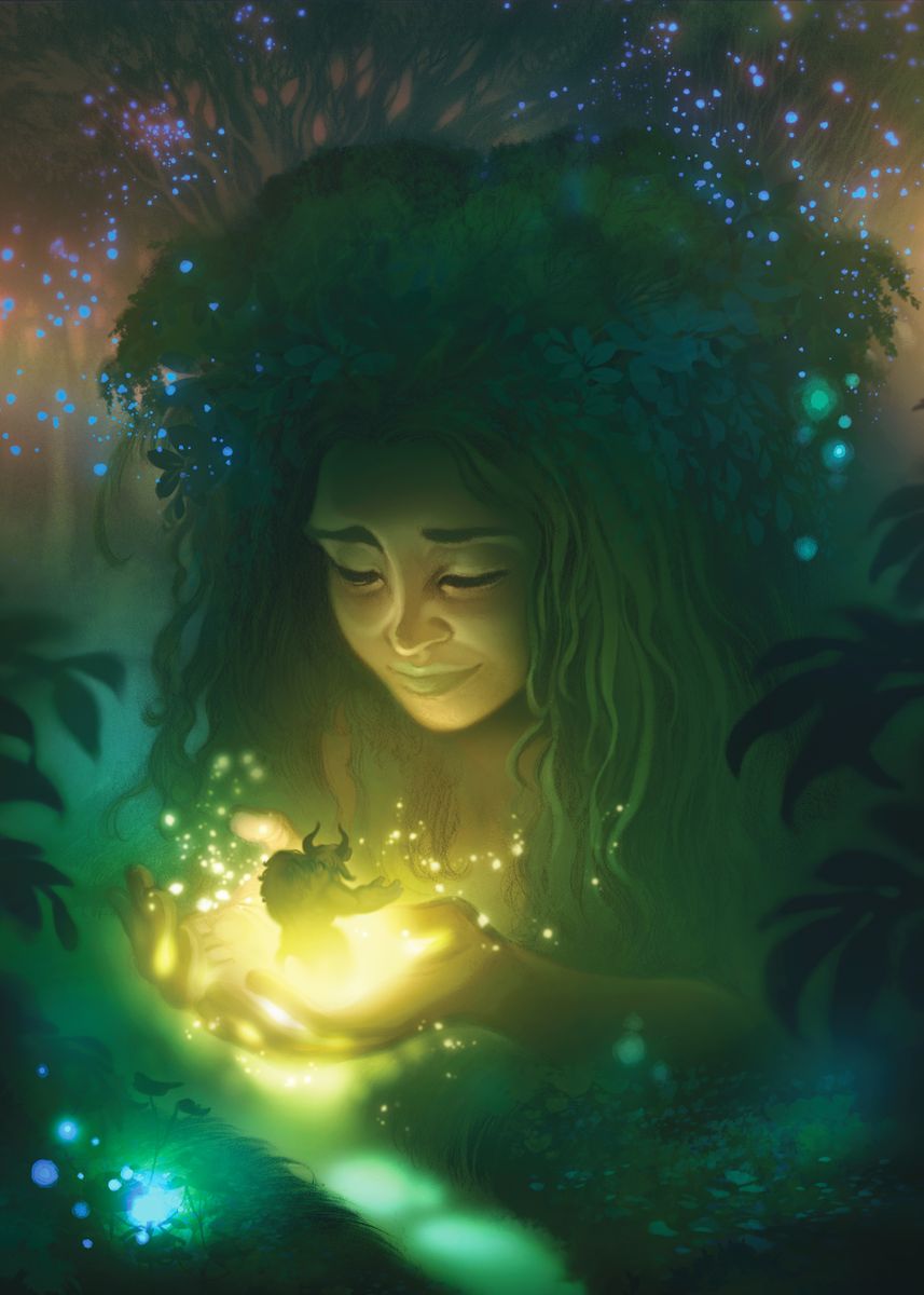 'Magic Creatures' Poster, picture, metal print, paint by World Of ...