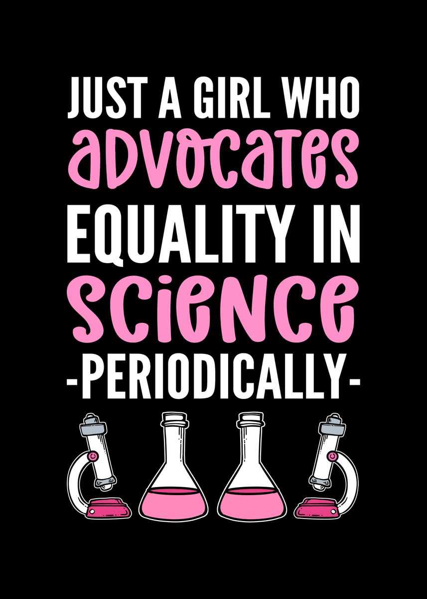 'Equality In Science' Poster, picture, metal print, paint by Fabian El ...