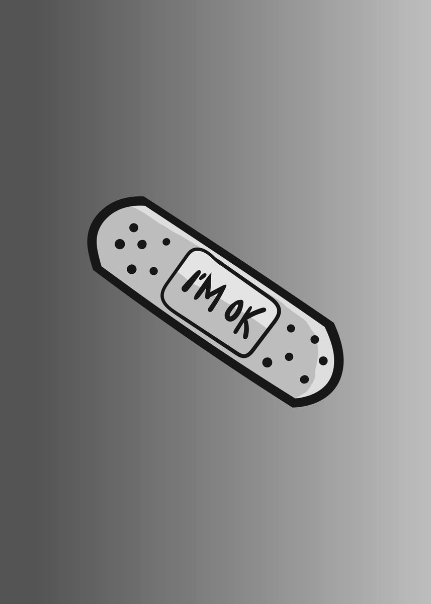 'Im Ok' Poster by Dede Wiradinata | Displate
