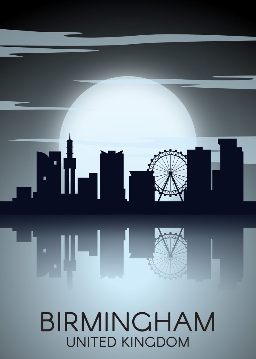 'Birmingham' Poster by Yates Madeline | Displate