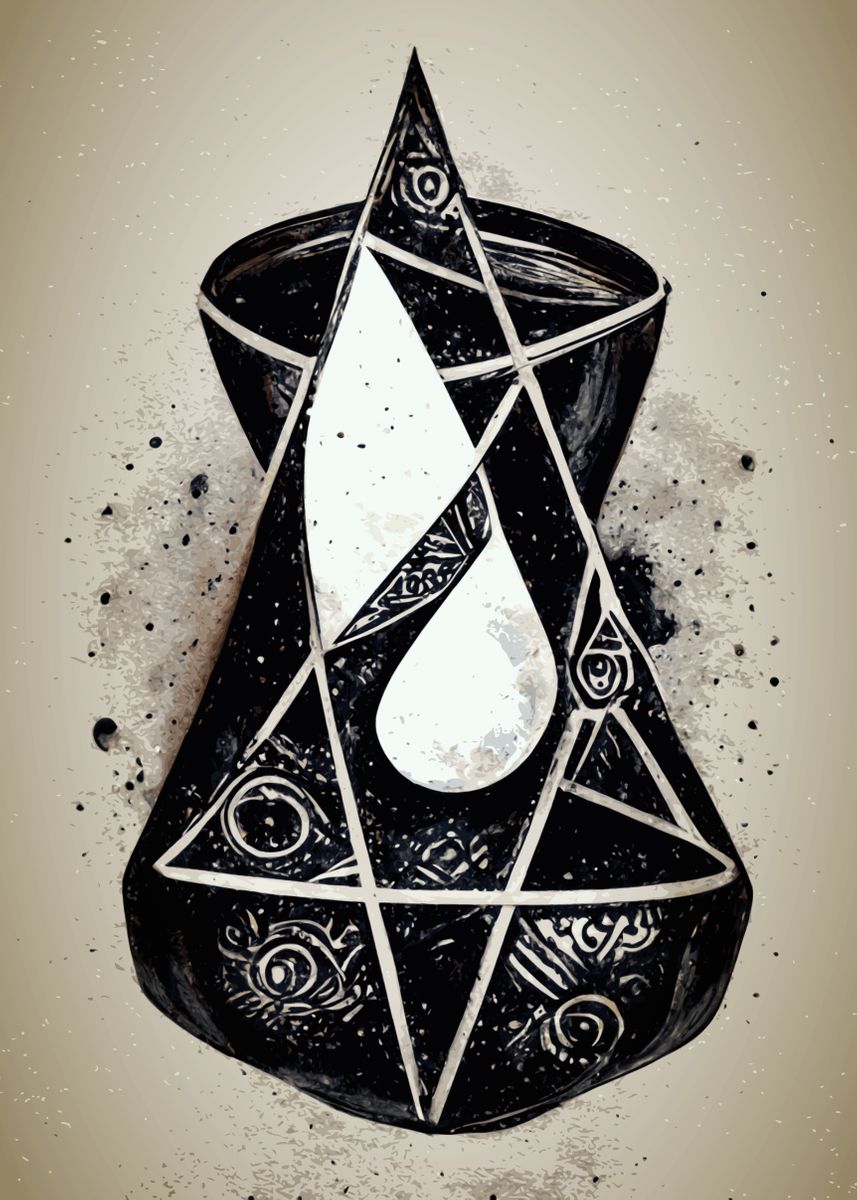 'Abstract Dark Art Drawing' Poster by BestPrints | Displate