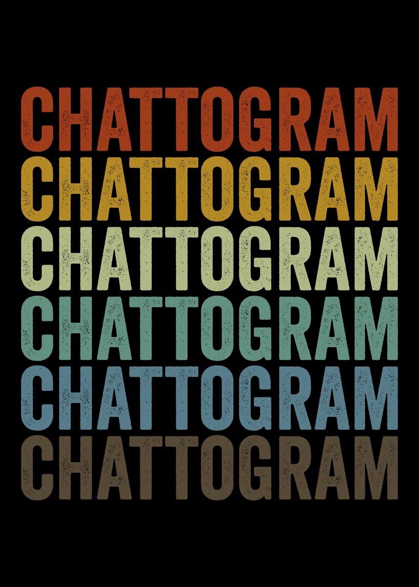 'Chattogram Bangladesh' Poster, picture, metal print, paint by AestheticAlex | Displate