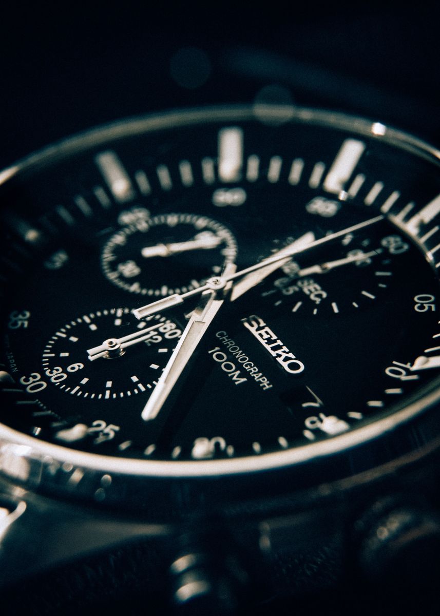 'Seiko' Poster, picture, metal print, paint by The White Shirt Man ...