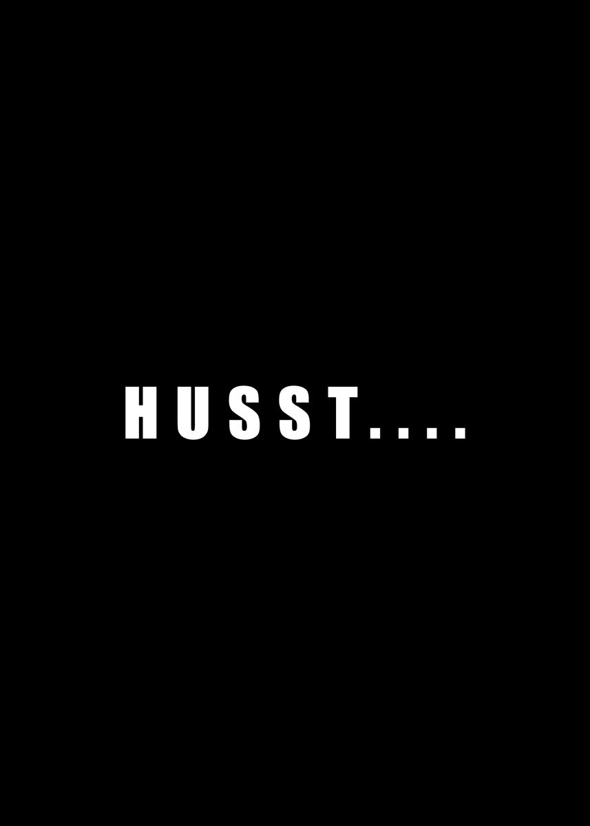 'Hust' Poster, picture, metal print, paint by Siksis Art | Displate