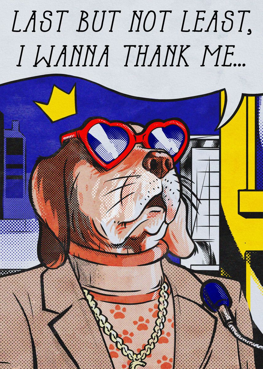 'Last But Not Least' Poster, picture, metal print, paint by Milan ...