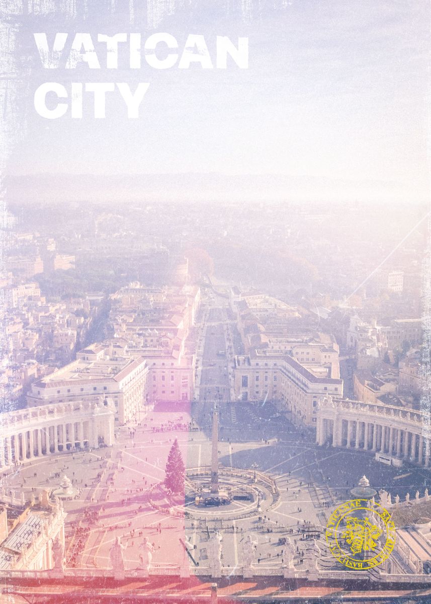 'Vatican City Poster' Poster by Visitify | Displate