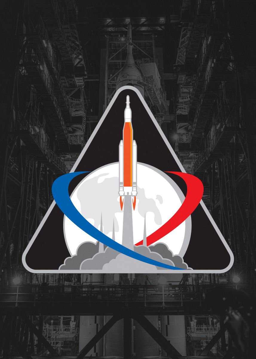 'Artemis I Logo' Poster, picture, metal print, paint by NASA | Displate