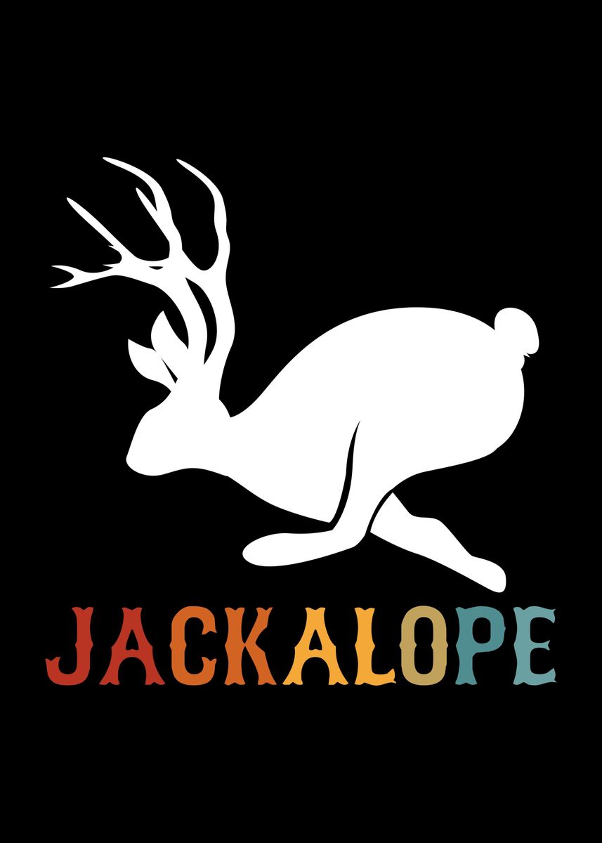 'Jackalope' Poster by FunnyGifts | Displate