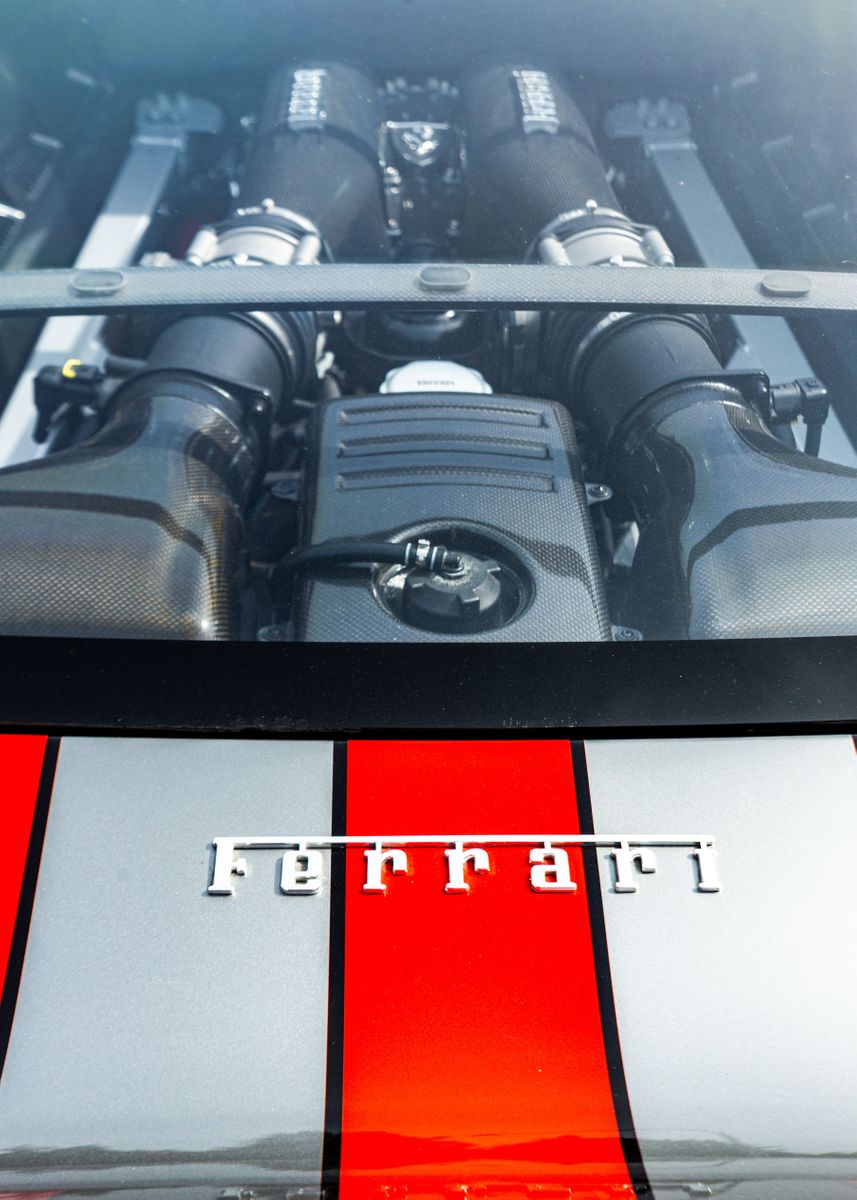 'Ferrari Engine' Poster, picture, metal print, paint by Marcel Lee ...