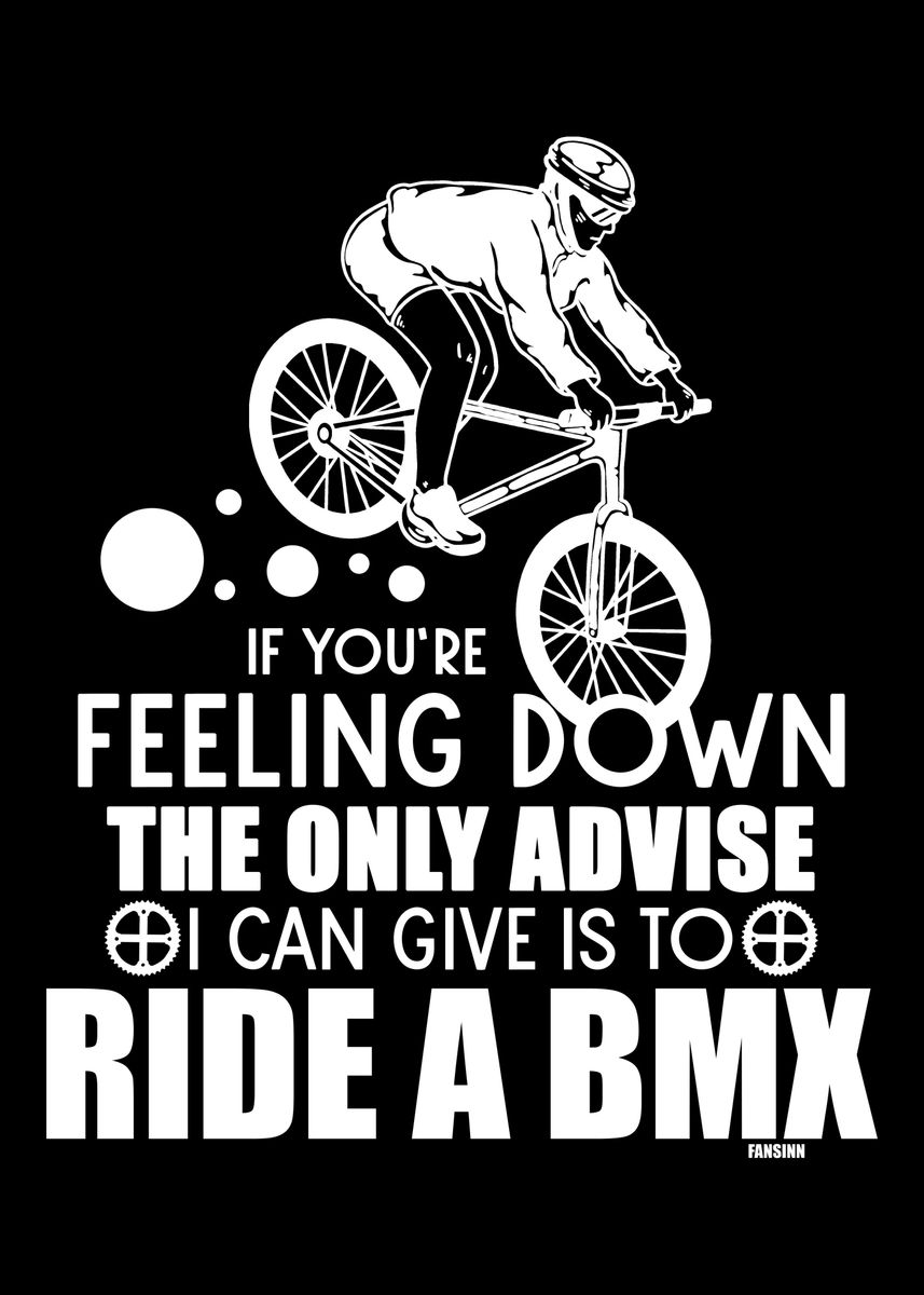'BMX' Poster, picture, metal print, paint by fansinn | Displate