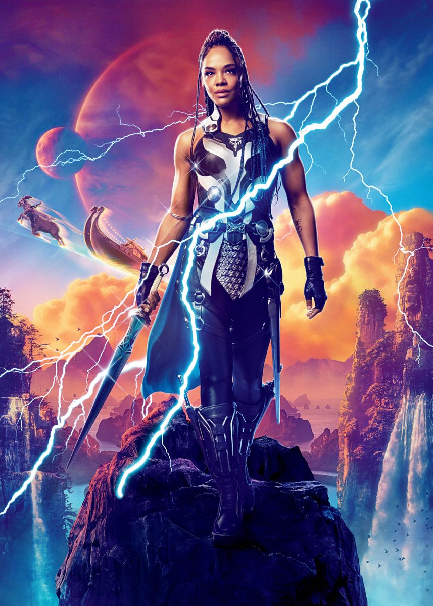 'King Valkyrie' Poster, picture, metal print, paint by Marvel | Displate