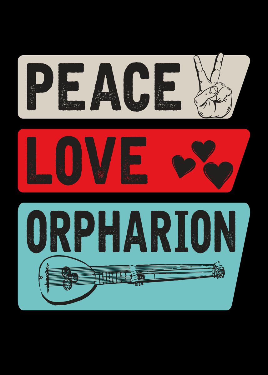 'Orpharion Music Instrument' Poster, picture, metal print, paint by ...