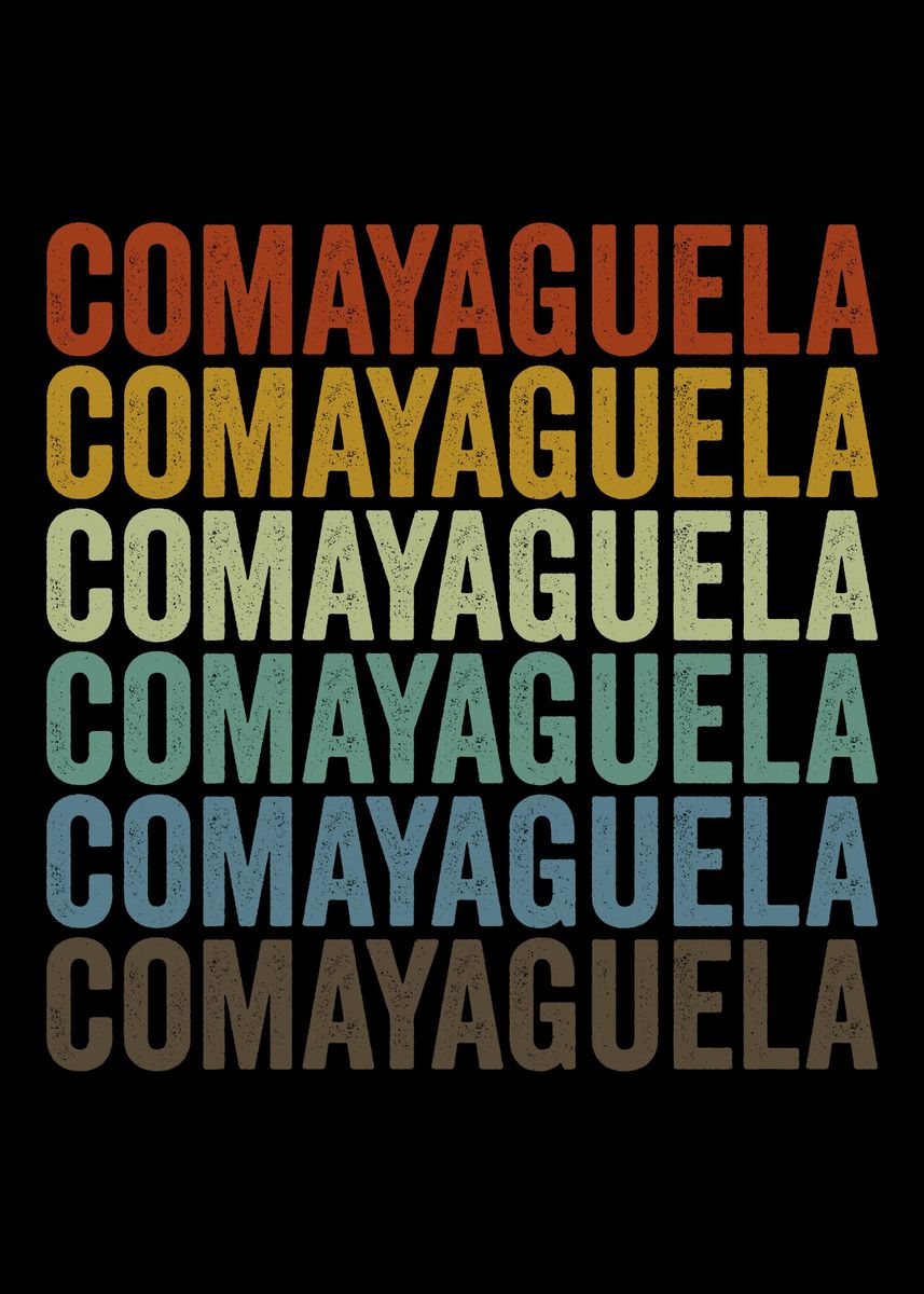 'Comayaguela Honduras Retro' Poster by AestheticAlex | Displate