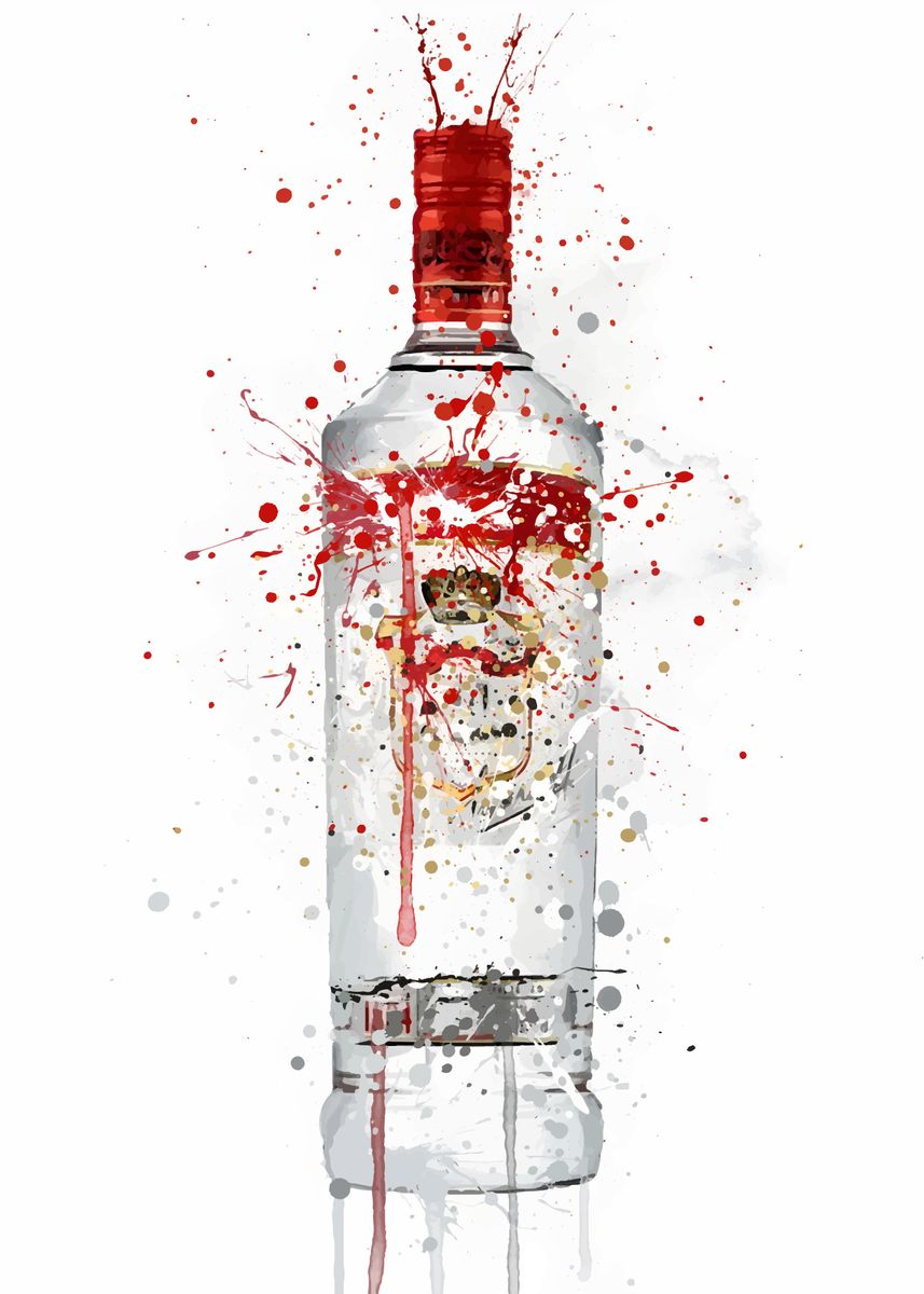 'Vodka Glacial' Poster by Izu | Displate