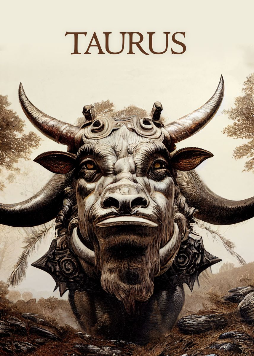 'Taurus' Poster, picture, metal print, paint by morn1415 | Displate