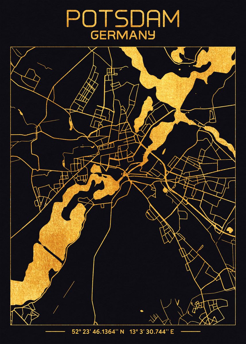 'Potsdam Germany ' Poster, picture, metal print, paint by Denis Siggers ...