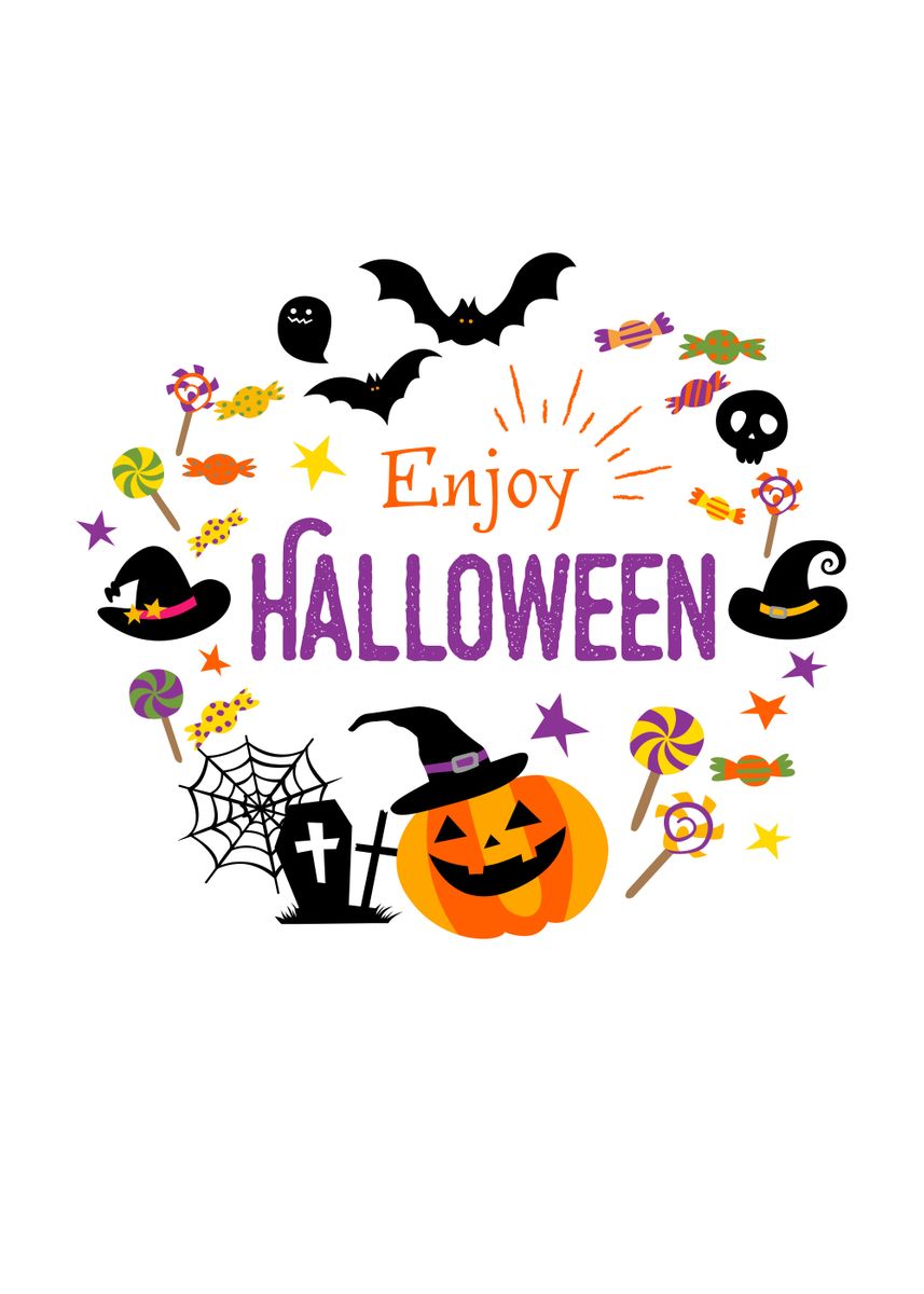 'halloween holiday' Poster, picture, metal print, paint by Trend Pick ...