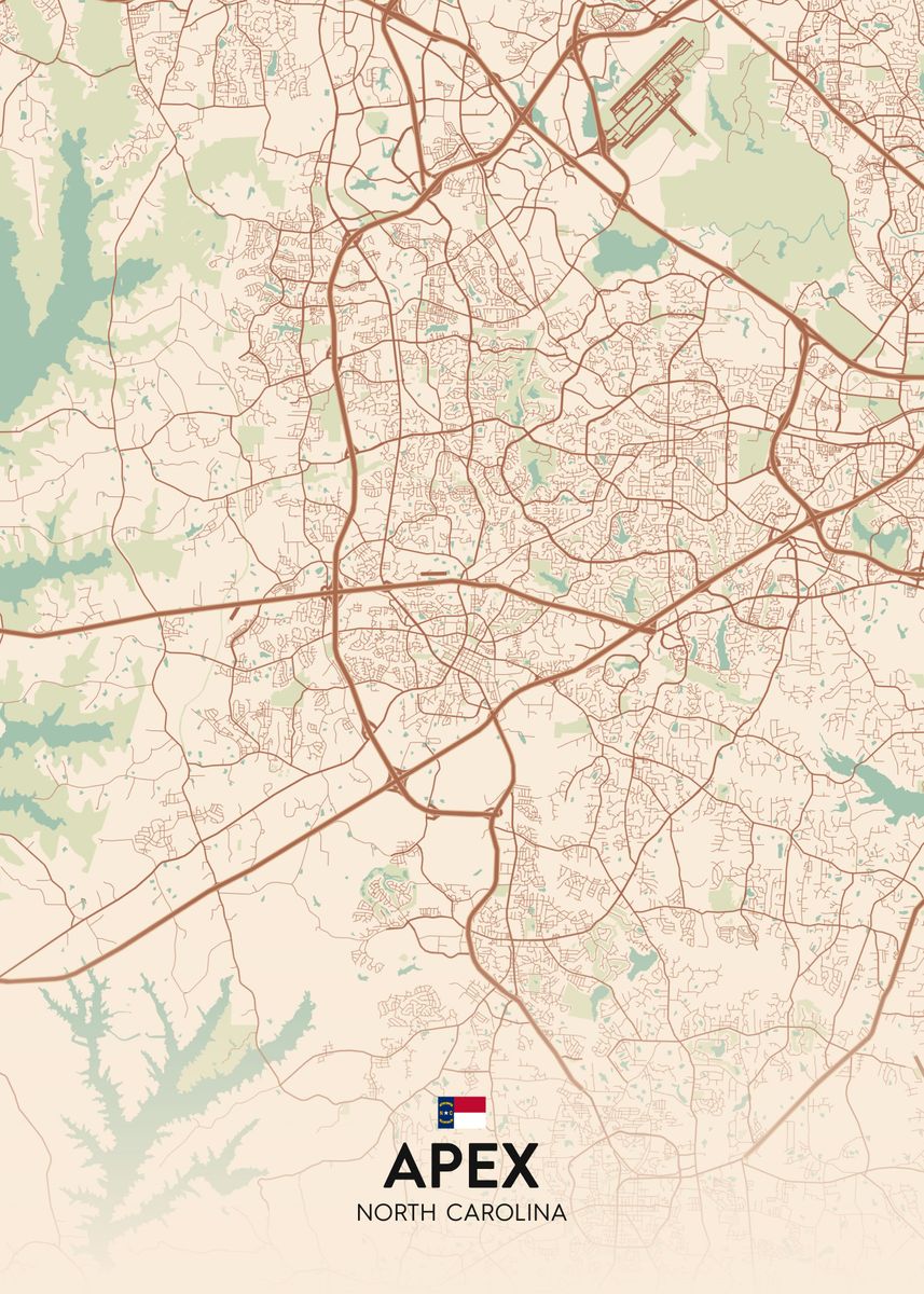 'Apex NC' Poster by IMR Designs | Displate