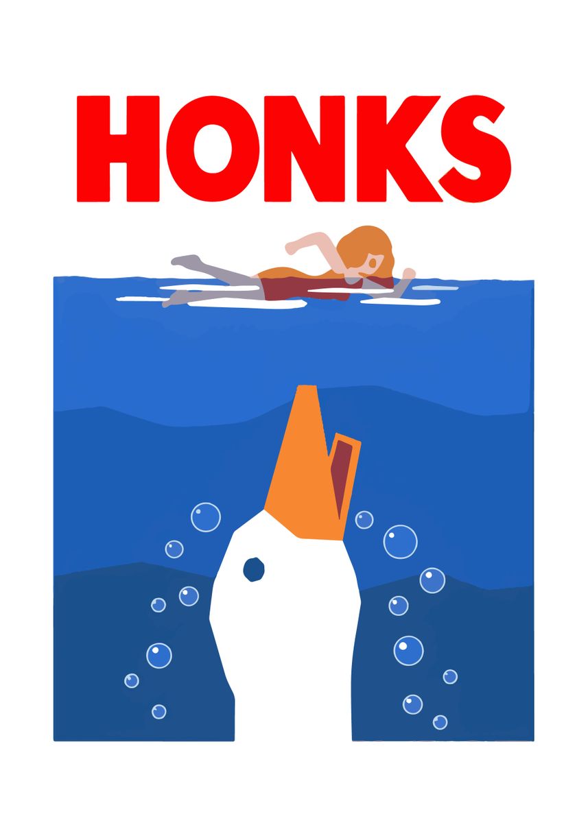 'Honk Monster' Poster, picture, metal print, paint by 3am | Displate