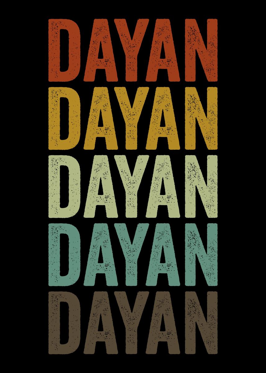 'Dayan China Retro Vintage' Poster, picture, metal print, paint by ...