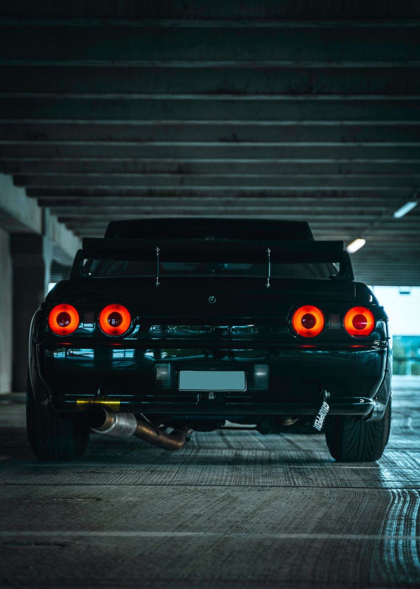 'Nissan Skyline GTR R32' Poster, picture, metal print, paint by F1 ...