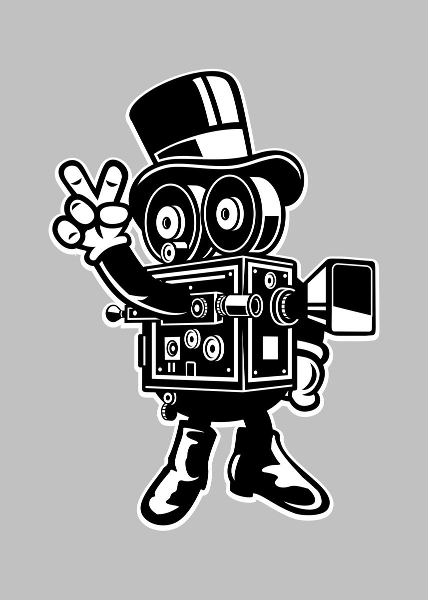 'weird camera' Poster, picture, metal print, paint by Ferdinand | Displate