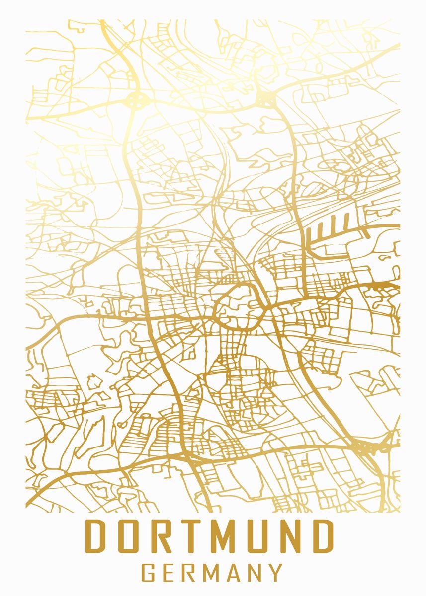 'Dortmund Germany' Poster by SheldonBennett Studio | Displate