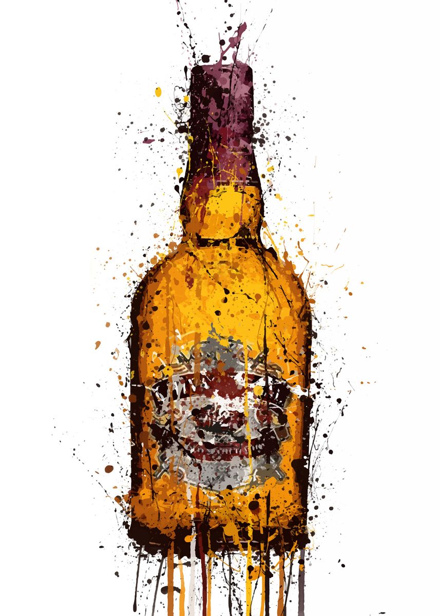 'Whiskey Malt' Poster by Izu | Displate