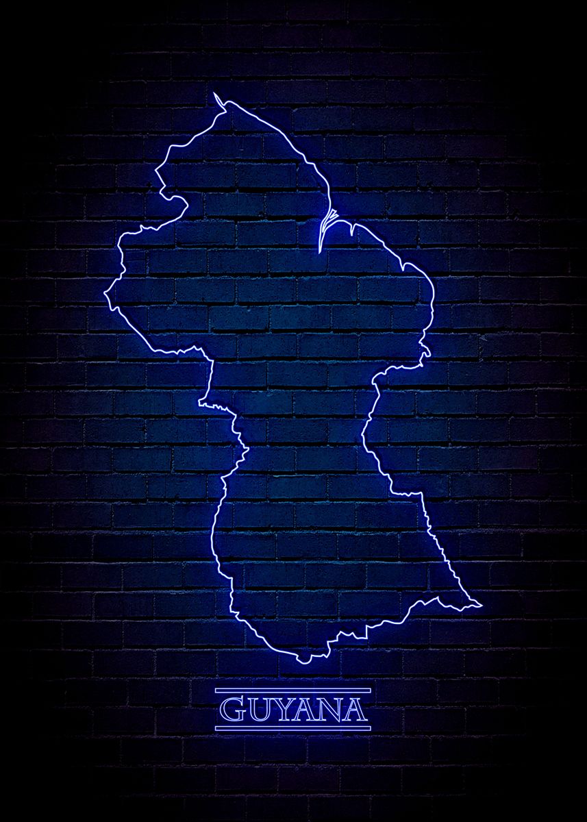 'Guyana' Poster by Moon Soul | Displate