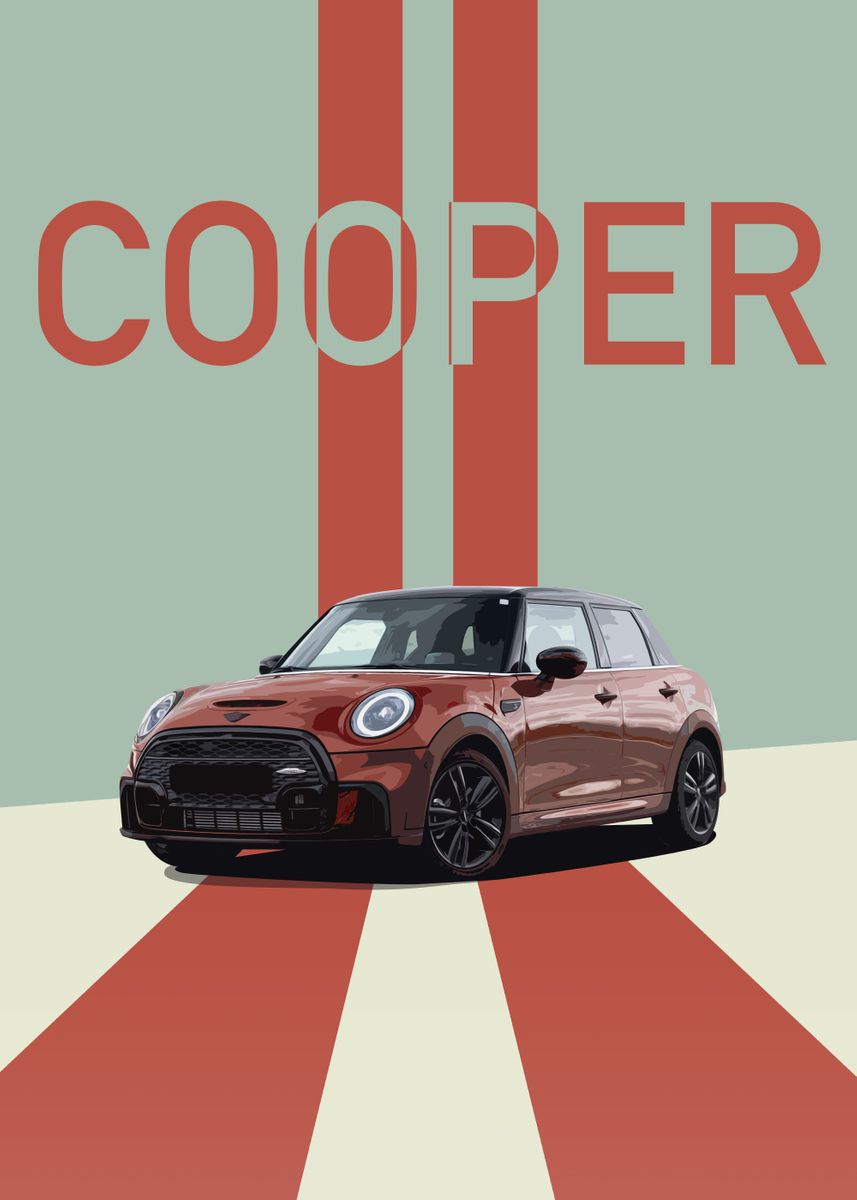 'Mini Cooper S' Poster, picture, metal print, paint by Full Throttle ...