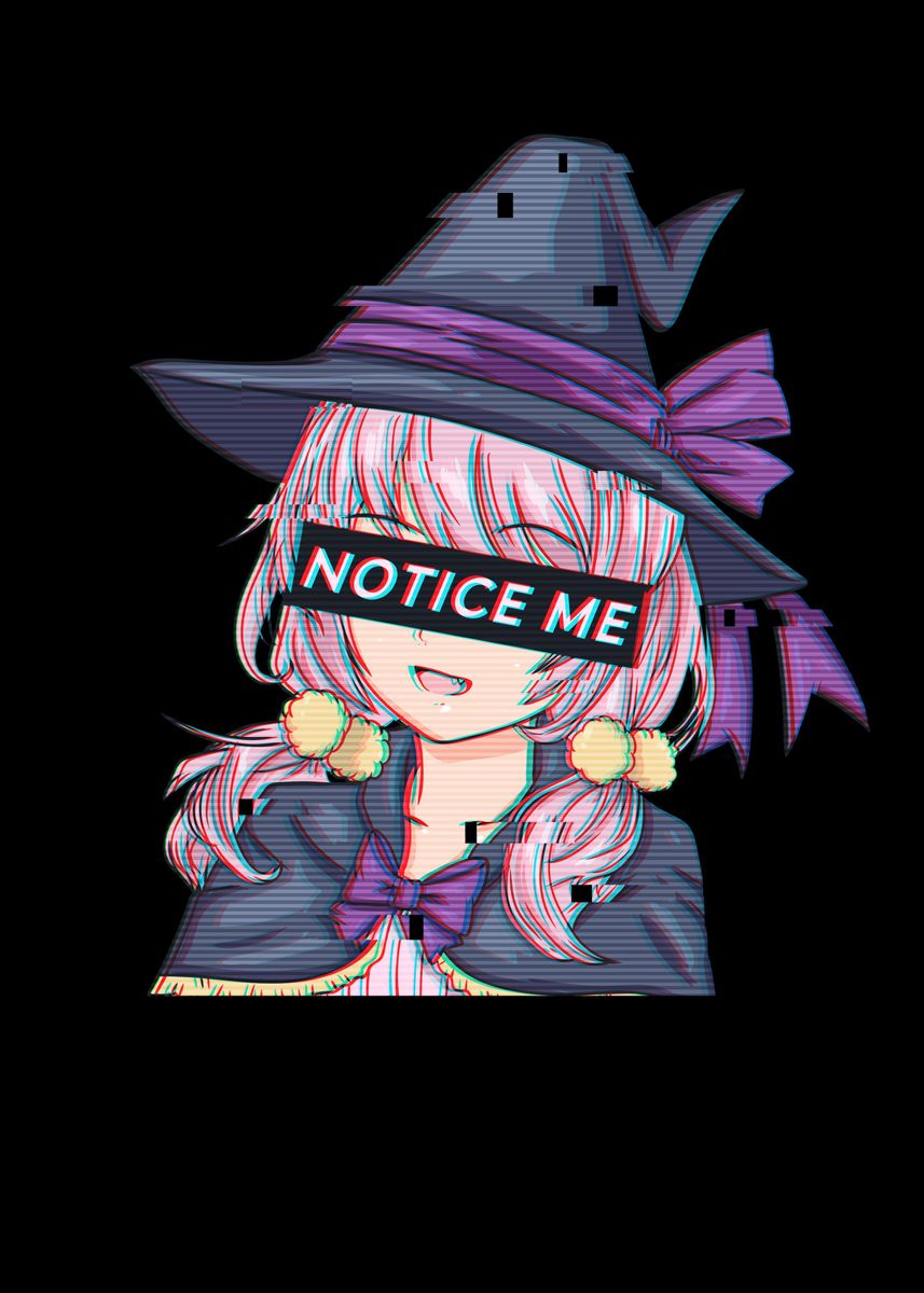 'Notice Me Japanese Chibi' Poster by biNutz | Displate